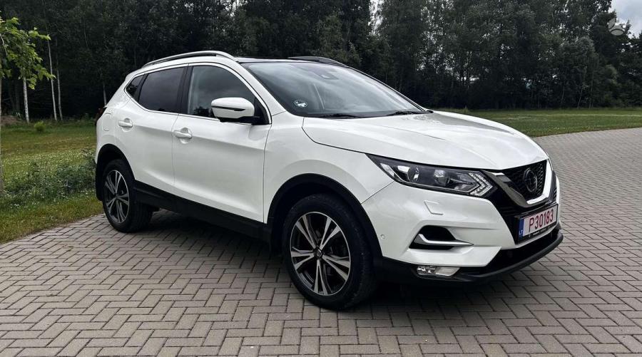 Balts Nissan Qashqai 2018 Utena, ar dzinēja tilpumu 1.20 L un nobraukumu 231 tūkst. km par 8250 €, foto 7 vietnē AUTOMOTO.COM.LV