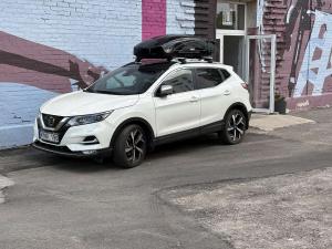 Balts Nissan Qashqai 2018 Viļņa, ar dzinēja tilpumu 1.20 L un nobraukumu 102 tūkst. km par 12290 €, foto  vietnē AUTOMOTO.COM.LV