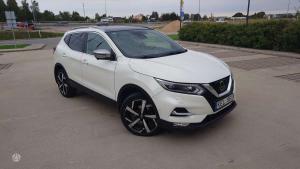Balts Nissan Qashqai 2018 Viļņa, ar dzinēja tilpumu 1.20 L un nobraukumu 80 tūkst. km par 12900 €, foto  vietnē AUTOMOTO.COM.LV