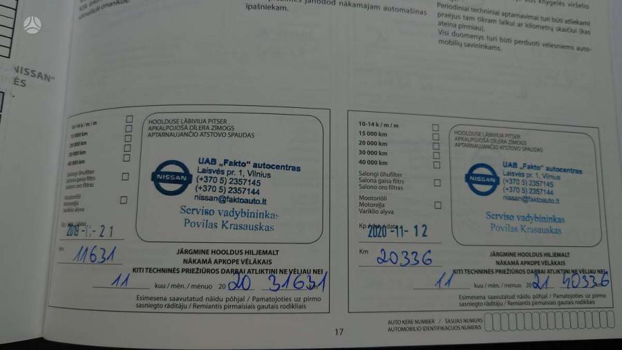 White Nissan Qashqai 2018 in Vilnius, with an engine capacity of 1.20 L and mileage of 80 thousand km for 12900 €, photo 19 on AUTOMOTO.COM.LV