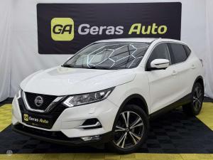 White Nissan Qashqai 2019 in Vilnius, with an engine capacity of 1.50 L and mileage of 178 thousand km for 10950 €, photo  on AUTOMOTO.COM.LV
