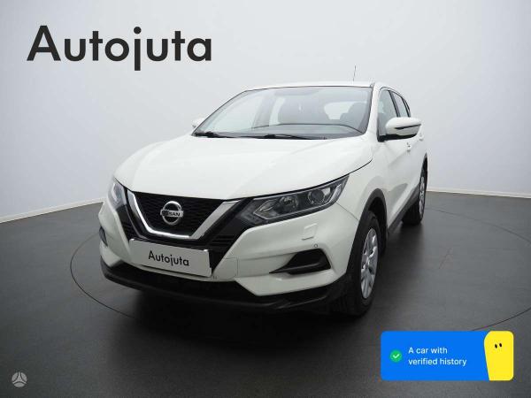 White Nissan Qashqai 2020 in Vilnius, with an engine capacity of 1.33 L and mileage of 83 thousand km for 14000 €, photo 1 on AUTOMOTO.COM.LV