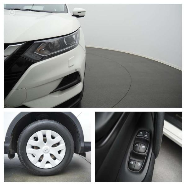White Nissan Qashqai 2020 in Vilnius, with an engine capacity of 1.33 L and mileage of 83 thousand km for 14000 €, photo 7 on AUTOMOTO.COM.LV