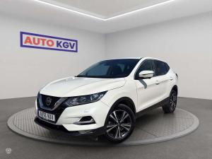 White Nissan Qashqai 2021 in Kaunas, with an engine capacity of 1.30 L and mileage of 88 thousand km for 16999 €, photo  on AUTOMOTO.COM.LV