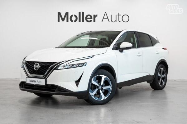 White Nissan Qashqai 2022 in Vilnius, with an engine capacity of 1.30 L and mileage of 89 thousand km for 17990 €, photo 1 on AUTOMOTO.COM.LV