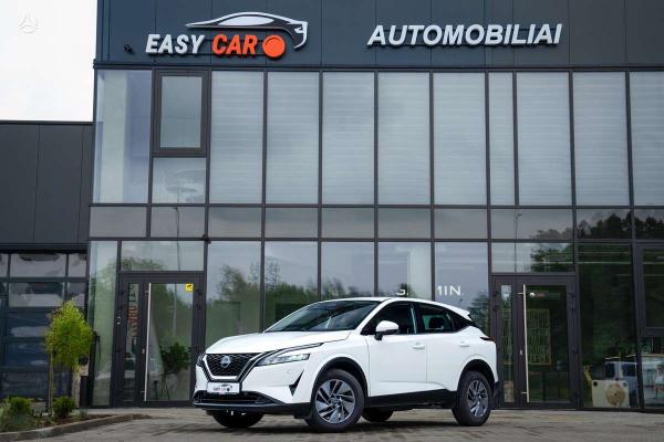 White Nissan Qashqai 2022 in Vilnius, with an engine capacity of 1.33 L and mileage of 61 thousand km for 18300 €, photo 1 on AUTOMOTO.COM.LV
