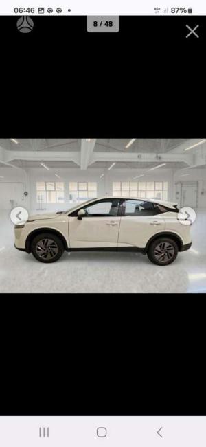 Balts Nissan Qashqai 2022 Kauņa, ar dzinēja tilpumu 1.30 L un nobraukumu 170 tūkst. km par 11950 €, foto  vietnē AUTOMOTO.COM.LV