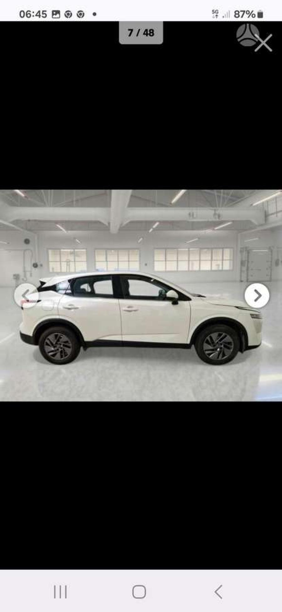 Balts Nissan Qashqai 2022 Kauņa, ar dzinēja tilpumu 1.30 L un nobraukumu 170 tūkst. km par 11950 €, foto 4 vietnē AUTOMOTO.COM.LV