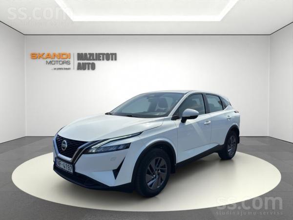 Белый Ниссан Кашкай 2022 в Рига, объемом двигателя 1.30 л и пробегом 95 тыс. км за 17990 €, фото 1 на AUTOMOTO.COM.LV