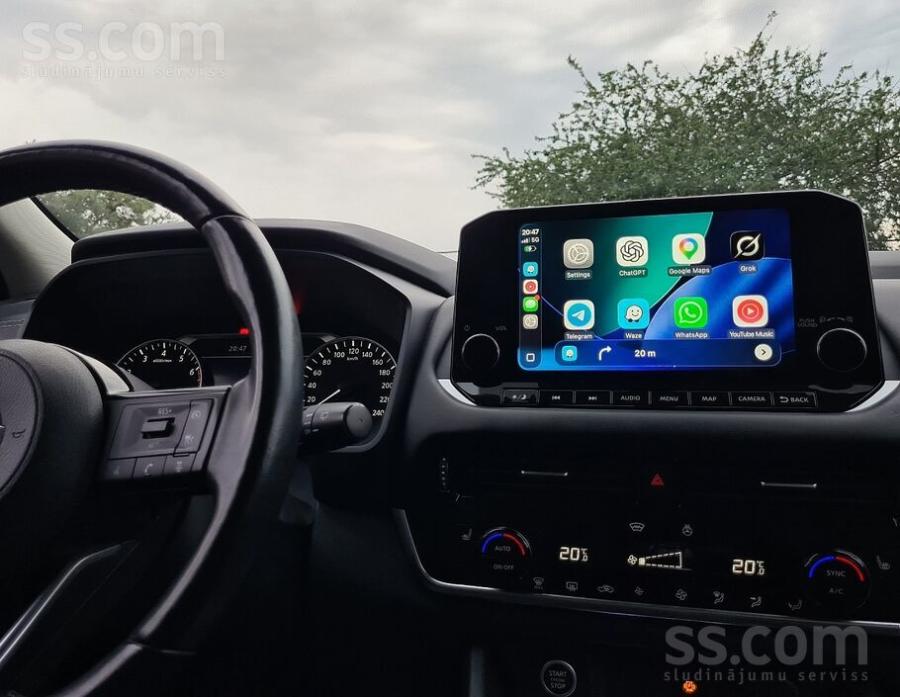 Белый Ниссан Кашкай 2022 в Рига, объемом двигателя 1.30 л и пробегом 66 тыс. км за 17770 €, фото 9 на AUTOMOTO.COM.LV