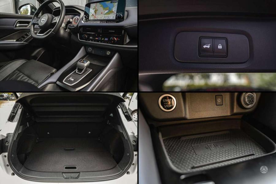 White Nissan Qashqai 2022 in Kaunas, with an engine capacity of 1.33 L and mileage of 133 thousand km for 21500 €, photo 16 on AUTOMOTO.COM.LV