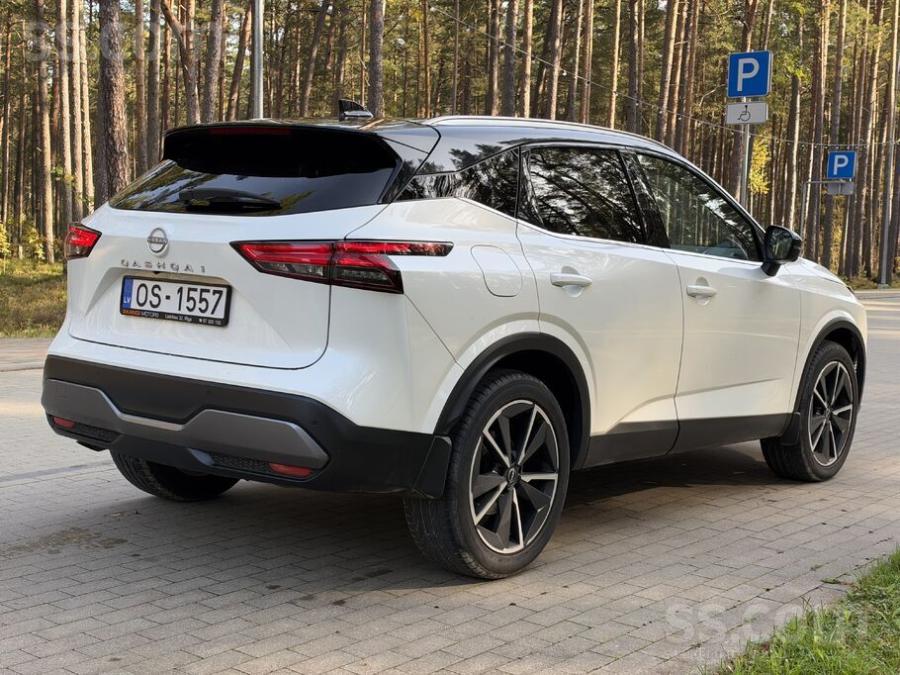 Белый Ниссан Кашкай 2022 в Рига, объемом двигателя 1.30 л и пробегом 60 тыс. км за 22900 €, фото 8 на AUTOMOTO.COM.LV
