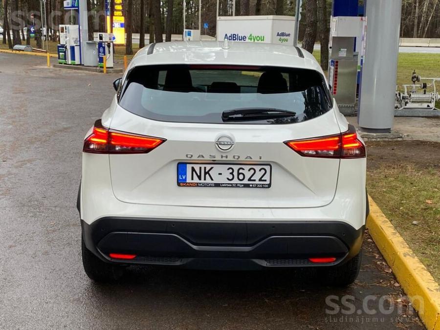 Balts Nissan Qashqai 2023 Rīga, ar dzinēja tilpumu 1.30 L un nobraukumu 0 tūkst. km par 22590 €, foto 4 vietnē AUTOMOTO.COM.LV