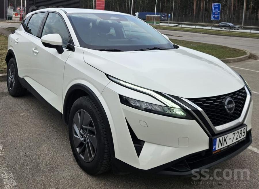 Белый Ниссан Кашкай 2023 в Рига, объемом двигателя 1.30 л и пробегом 69 тыс. км за 20300 €, фото 3 на AUTOMOTO.COM.LV