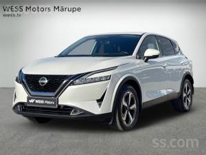 White Nissan Qashqai 2023 in Riga, with an engine capacity of 1.30 L and mileage of 111 thousand km for 18590 €, photo  on AUTOMOTO.COM.LV