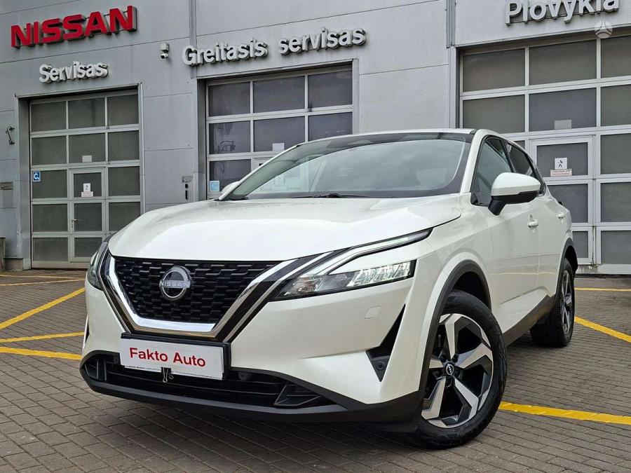 Balts Nissan Qashqai 2023 Viļņa, ar dzinēja tilpumu 1.33 L un nobraukumu 50 tūkst. km par 22900 €, foto 1 vietnē AUTOMOTO.COM.LV