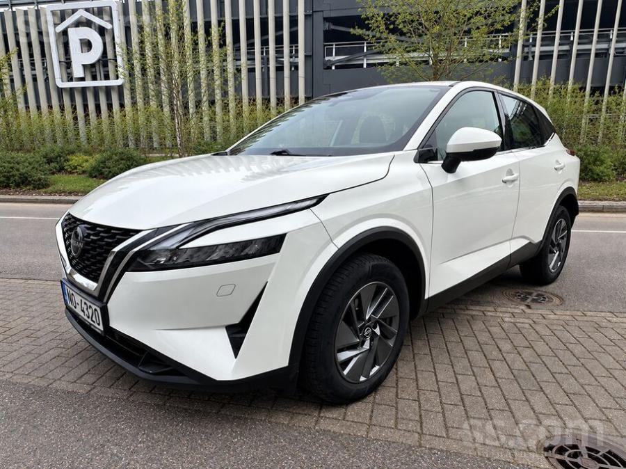 Balts Nissan Qashqai 2023 Rīga, ar dzinēja tilpumu 1.30 L un nobraukumu 59 tūkst. km par 17500 €, foto 1 vietnē AUTOMOTO.COM.LV