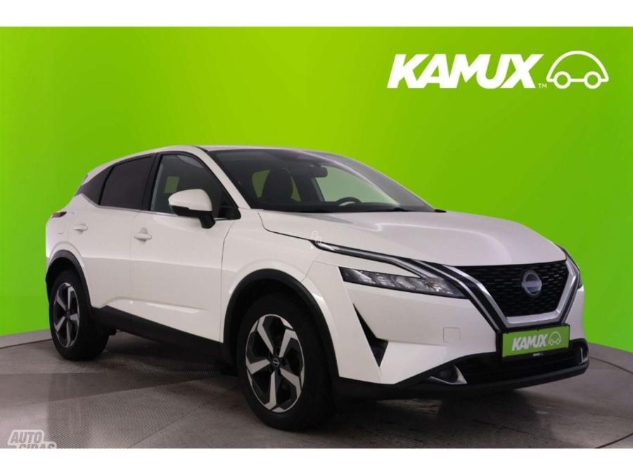 White Nissan Qashqai 2024 in Kaunas, with an engine capacity of 1.30 L and mileage of 86 thousand km for 23894 €, photo 1 on AUTOMOTO.COM.LV