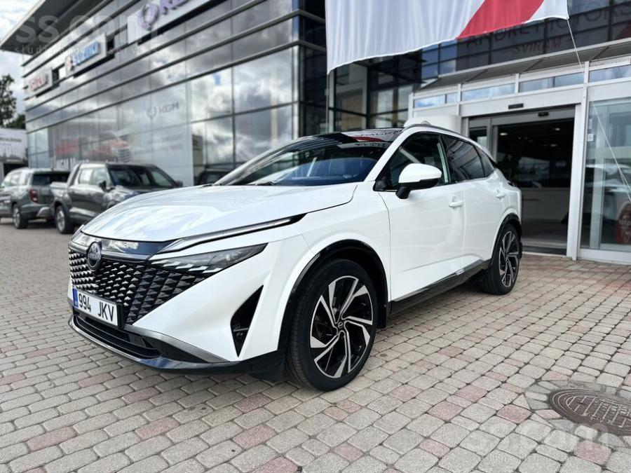 Белый Ниссан Кашкай 2024 в Рига, объемом двигателя 1.30 л и пробегом 54 тыс. км за 31990 €, фото 1 на AUTOMOTO.COM.LV