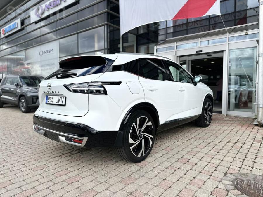 Белый Ниссан Кашкай 2024 в Рига, объемом двигателя 1.30 л и пробегом 54 тыс. км за 31990 €, фото 5 на AUTOMOTO.COM.LV