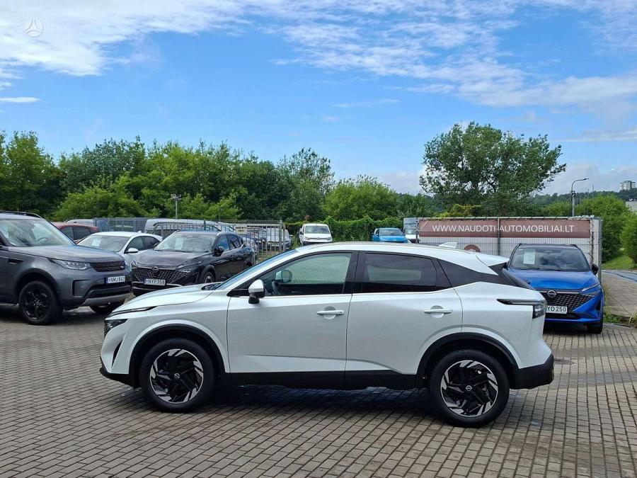 White Nissan Qashqai 2025 in Vilnius, with an engine capacity of 1.33 L and mileage of 31 thousand km for 25950 €, photo 18 on AUTOMOTO.COM.LV