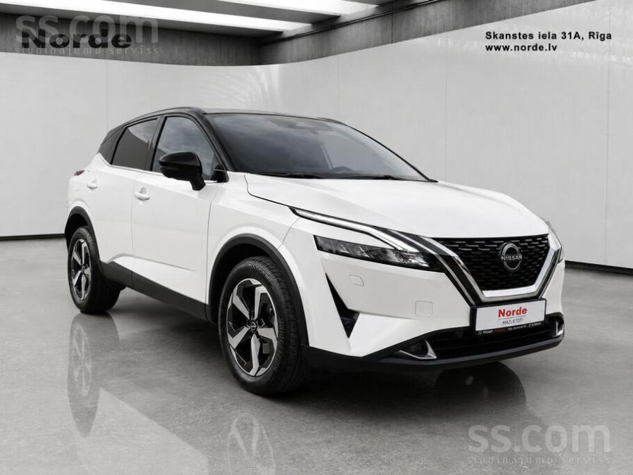 Белый Ниссан Кашкай 2025 в Рига, объемом двигателя 1.30 л и пробегом 25 тыс. км за 26980 €, фото 3 на AUTOMOTO.COM.LV