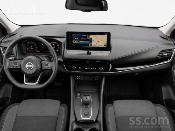 White Nissan Qashqai 2025 in Riga, with an engine capacity of 1.30 L and mileage of 25 thousand km for 26980 €, photo 7 on AUTOMOTO.COM.LV