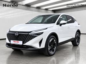 White Nissan Qashqai 2025 in Riga, with an engine capacity of 1.30 L and mileage of 25 thousand km for 27890 €, photo  on AUTOMOTO.COM.LV