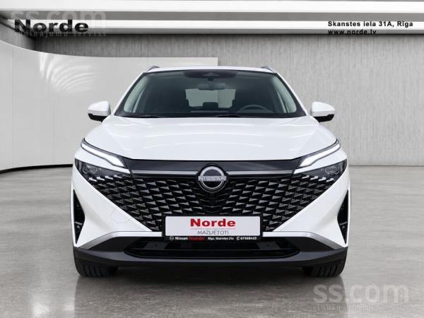 Balts Nissan Qashqai 2025 Rīga, ar dzinēja tilpumu 1.30 L un nobraukumu 25 tūkst. km par 27890 €, foto 6 vietnē AUTOMOTO.COM.LV