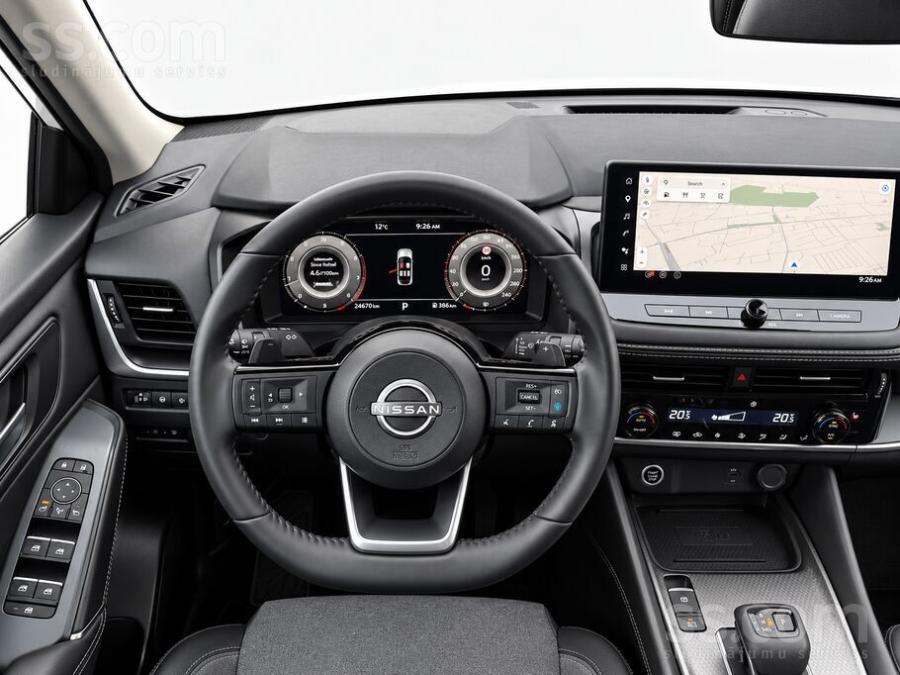 White Nissan Qashqai 2025 in Riga, with an engine capacity of 1.30 L and mileage of 25 thousand km for 27890 €, photo 16 on AUTOMOTO.COM.LV