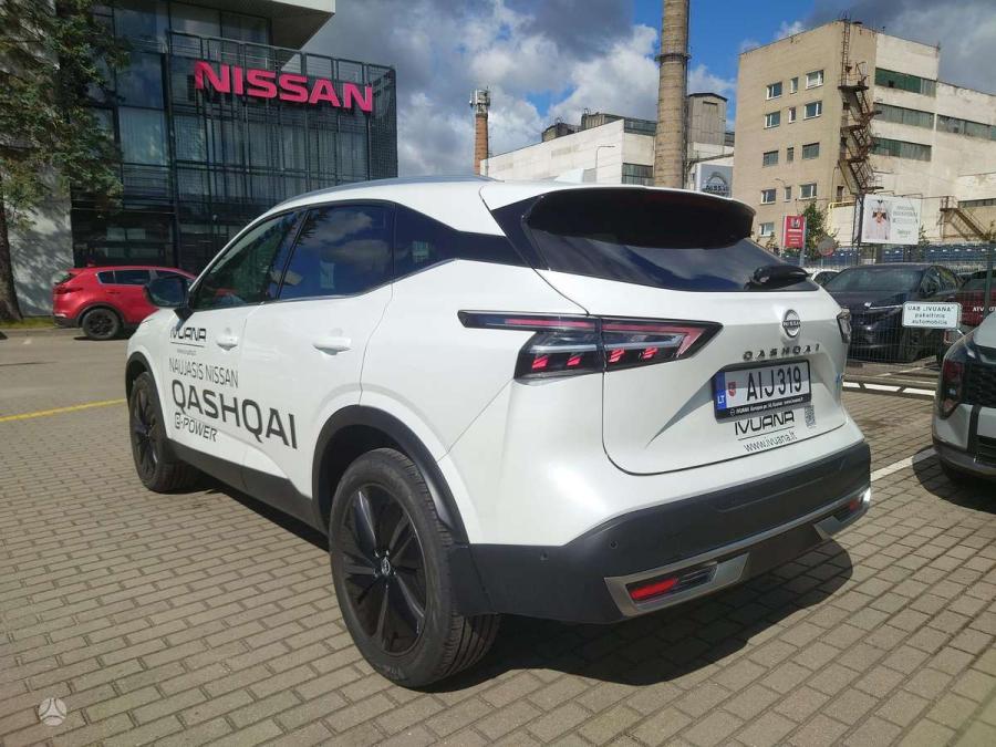 Balts Nissan Qashqai 2026 Kauņa, ar dzinēja tilpumu 1.50 L un nobraukumu 4 tūkst. km par 37500 €, foto 5 vietnē AUTOMOTO.COM.LV
