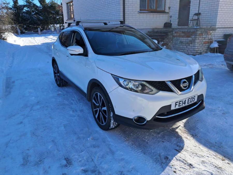 Balts Nissan Qashqai 2014 Kauņa, ar dzinēja tilpumu 1.50 L un nobraukumu 157 tūkst. km par 3250 €, foto 2 vietnē AUTOMOTO.COM.LV