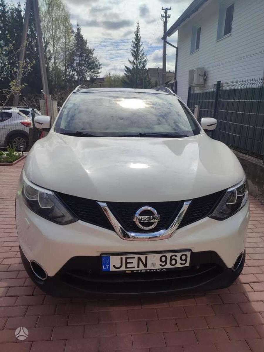Balts Nissan Qashqai 2016 Viļņa, ar dzinēja tilpumu 1.20 L un nobraukumu 85 tūkst. km par 9100 €, foto 1 vietnē AUTOMOTO.COM.LV
