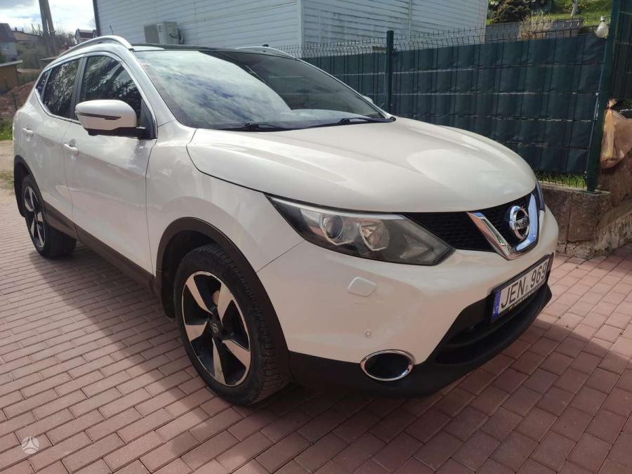 Balts Nissan Qashqai 2016 Viļņa, ar dzinēja tilpumu 1.20 L un nobraukumu 85 tūkst. km par 9100 €, foto 3 vietnē AUTOMOTO.COM.LV