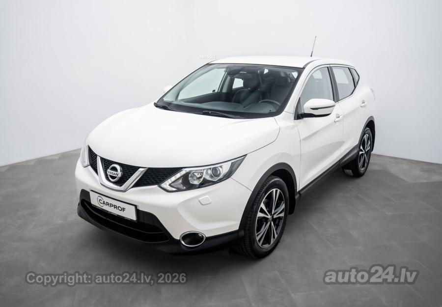 White Nissan Qashqai 2014 in Tallinn, with an engine capacity of 1.20 L and mileage of 85 thousand km for 9999 €, photo 1 on AUTOMOTO.COM.LV