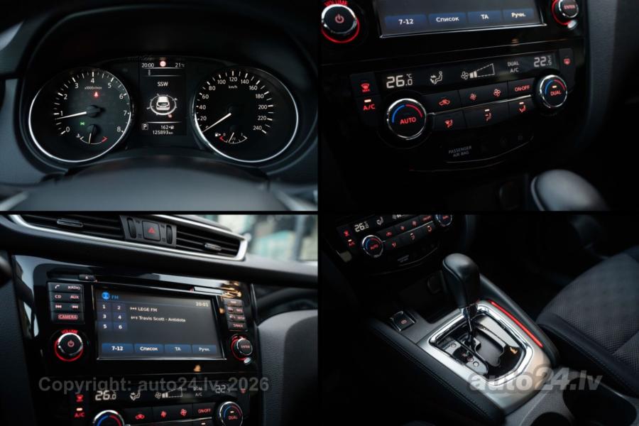 White Nissan Qashqai 2015 in Tallinn, with an engine capacity of 1.20 L and mileage of 126 thousand km for 8900 €, photo 25 on AUTOMOTO.COM.LV