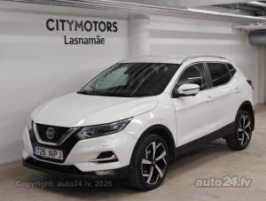 White Nissan Qashqai 2021 in Tallinn, with an engine capacity of 1.30 L and mileage of 59 thousand km for 18900 €, photo  on AUTOMOTO.COM.LV
