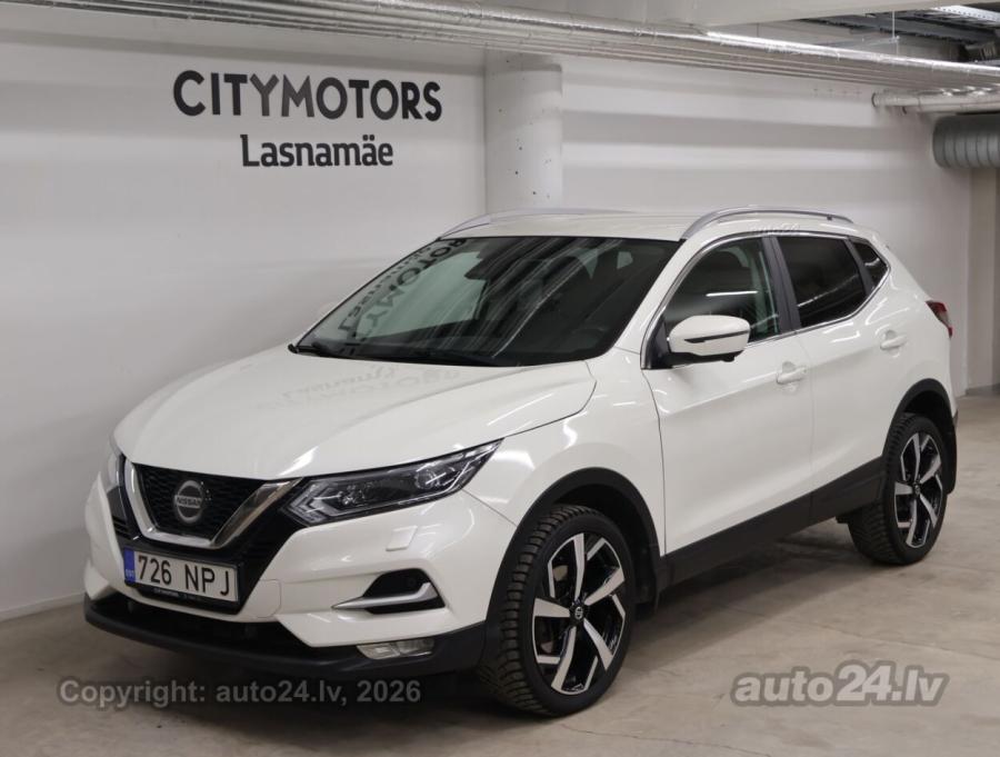 Balts Nissan Qashqai 2021 Tallina, ar dzinēja tilpumu 1.30 L un nobraukumu 59 tūkst. km par 18900 €, foto 1 vietnē AUTOMOTO.COM.LV