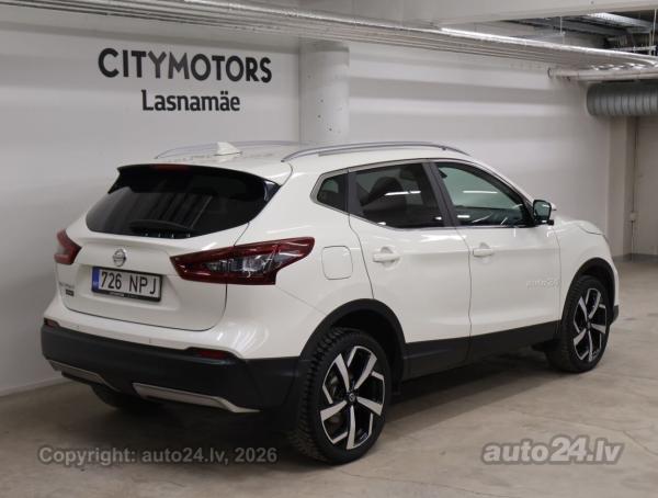 White Nissan Qashqai 2021 in Tallinn, with an engine capacity of 1.30 L and mileage of 59 thousand km for 18900 €, photo 6 on AUTOMOTO.COM.LV