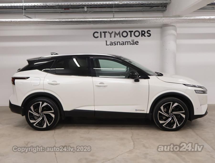 White Nissan Qashqai 2023 in Tallinn, with an engine capacity of 1.50 L and mileage of 70 thousand km for 24900 €, photo 6 on AUTOMOTO.COM.LV