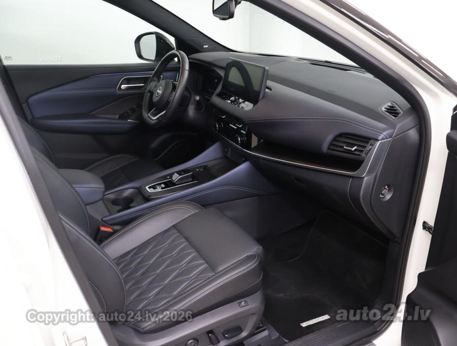 White Nissan Qashqai 2023 in Tallinn, with an engine capacity of 1.50 L and mileage of 70 thousand km for 24900 €, photo 9 on AUTOMOTO.COM.LV