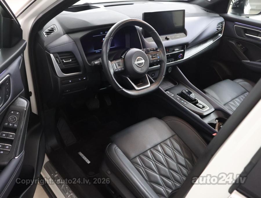 White Nissan Qashqai 2023 in Tallinn, with an engine capacity of 1.50 L and mileage of 70 thousand km for 24900 €, photo 10 on AUTOMOTO.COM.LV