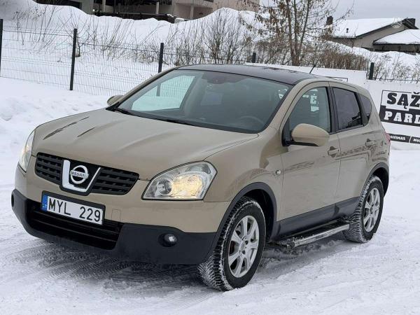 Yellow Nissan Qashqai 2007 in Vilnius, with an engine capacity of 2.00 L and mileage of 284 thousand km for 4800 €, photo 3 on AUTOMOTO.COM.LV