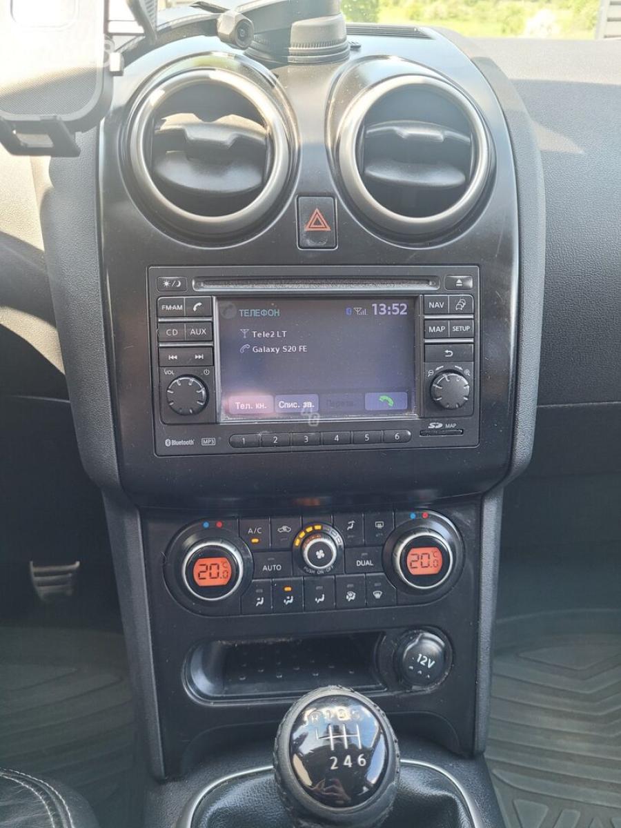 Black Nissan qashqai+2 2010 in Vilnius, with an engine capacity of 2.00 L and mileage of 322 thousand km for 4000 €, photo 21 on AUTOMOTO.COM.LV