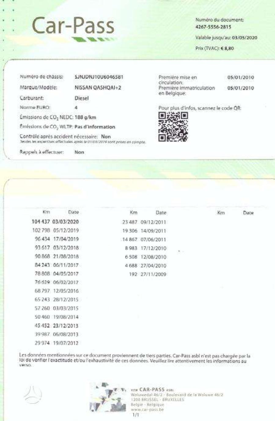 Черный Ниссан Кашкай 2 2010 в Тельшяй, объемом двигателя 2.00 л и пробегом 190 тыс. км за 5200 €, фото 35 на AUTOMOTO.COM.LV