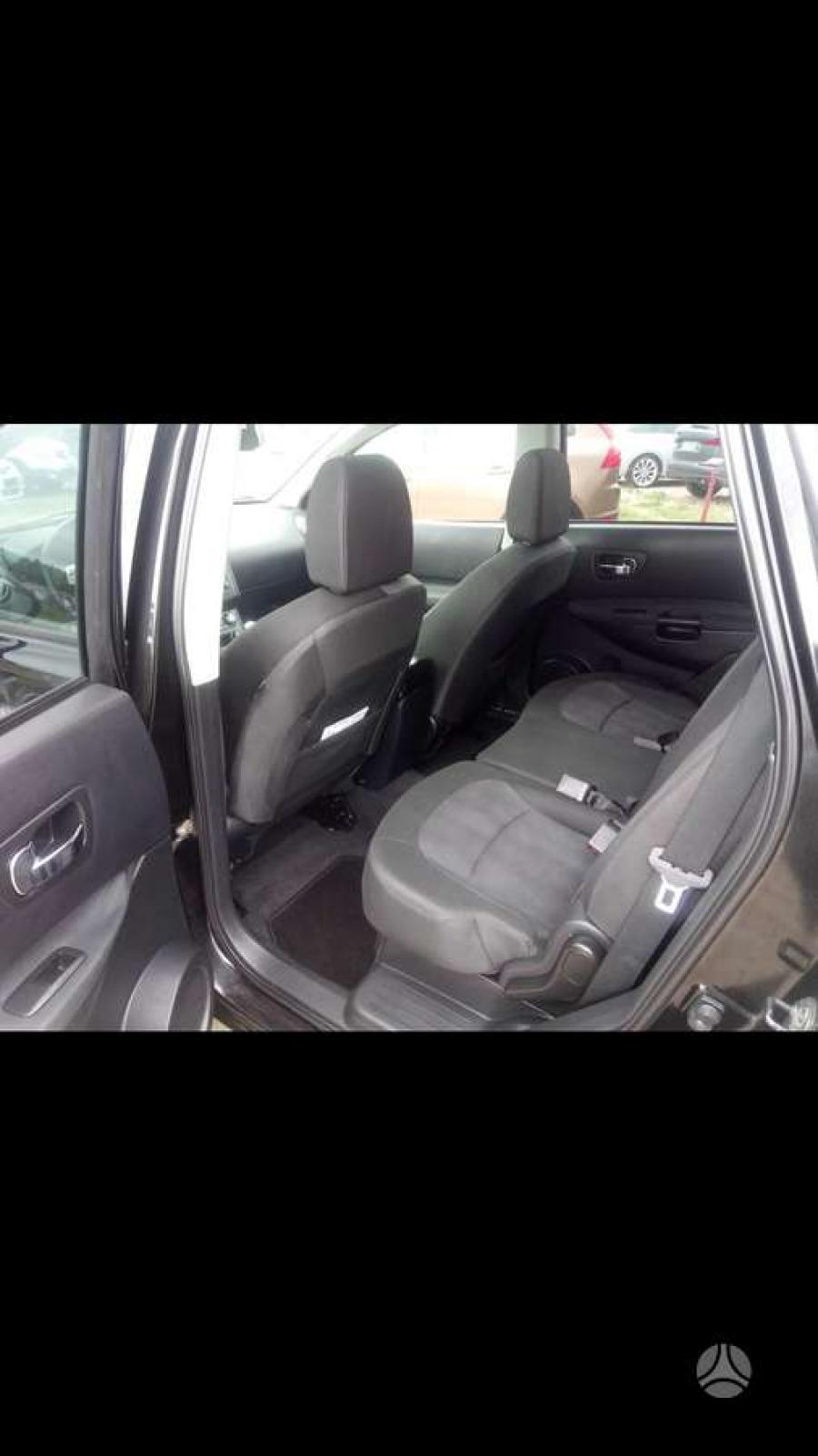 Black Nissan qashqai+2 2011 in Vilnius, with an engine capacity of 2.00 L and mileage of 260 thousand km for 5350 €, photo 9 on AUTOMOTO.COM.LV