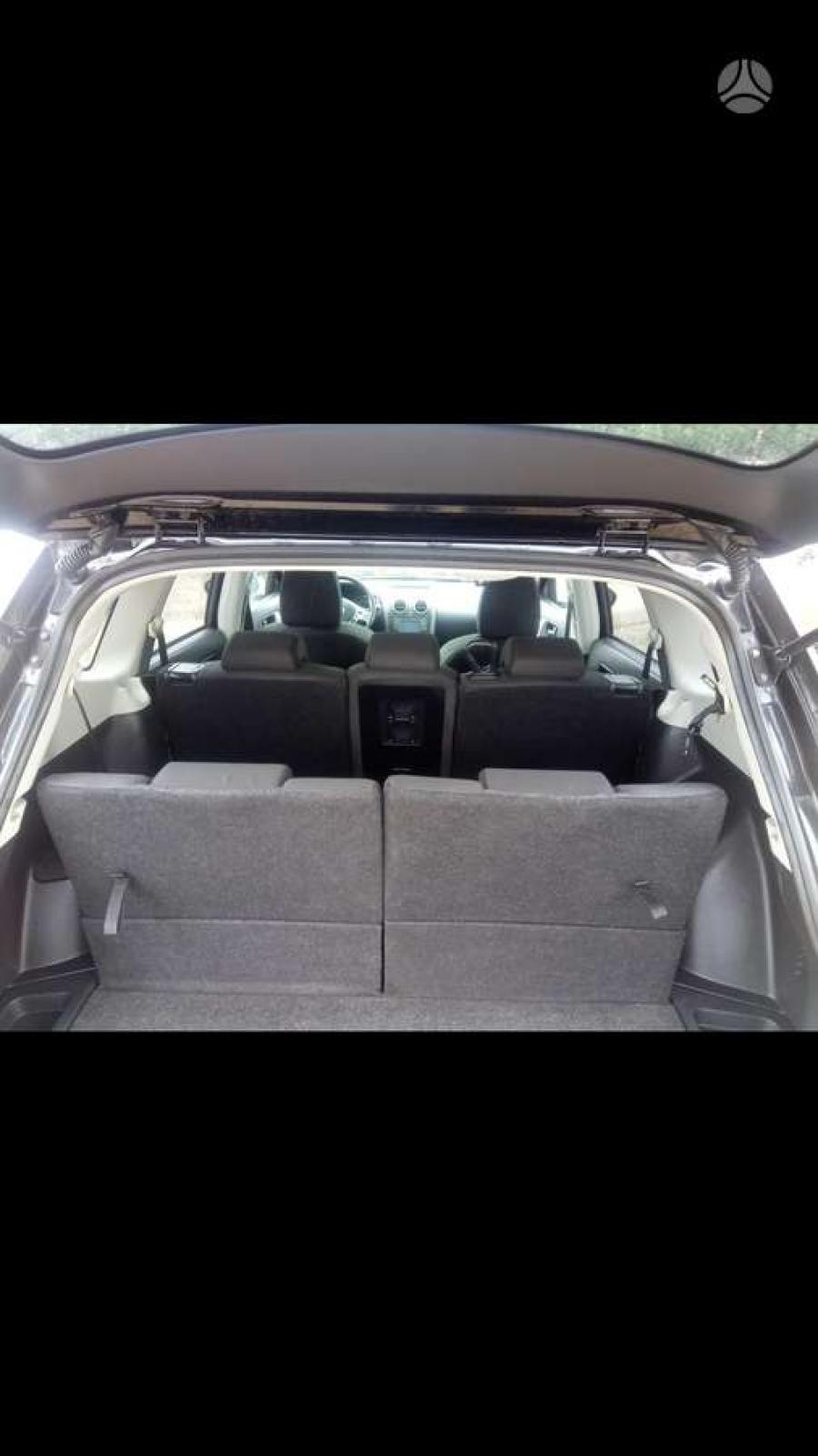 Black Nissan qashqai+2 2011 in Vilnius, with an engine capacity of 2.00 L and mileage of 260 thousand km for 5350 €, photo 10 on AUTOMOTO.COM.LV