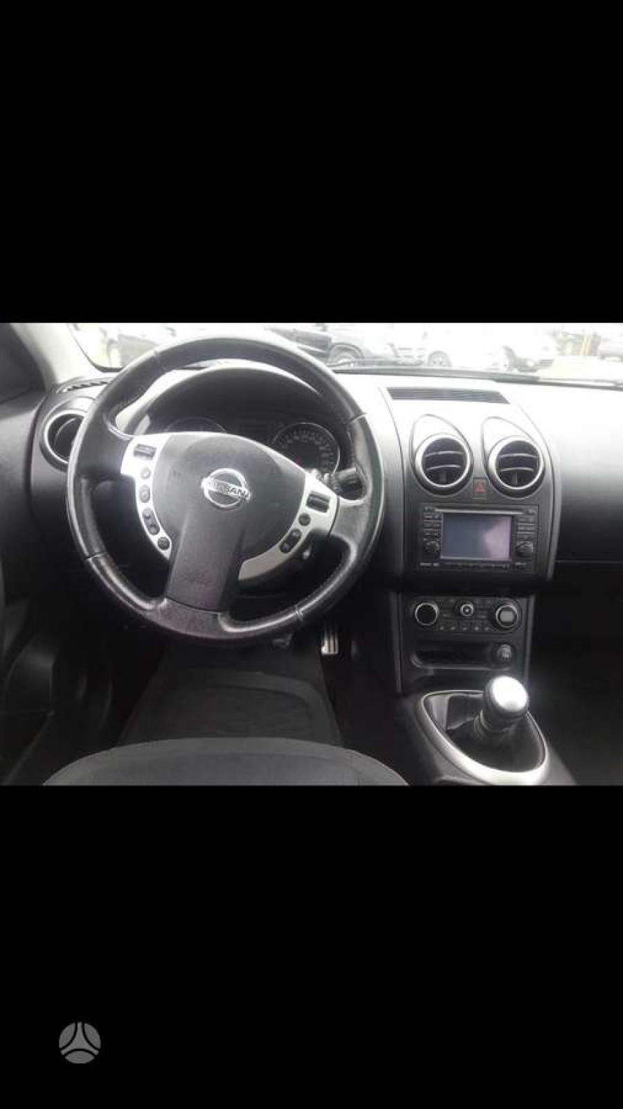 Black Nissan qashqai+2 2011 in Vilnius, with an engine capacity of 2.00 L and mileage of 260 thousand km for 5350 €, photo 12 on AUTOMOTO.COM.LV