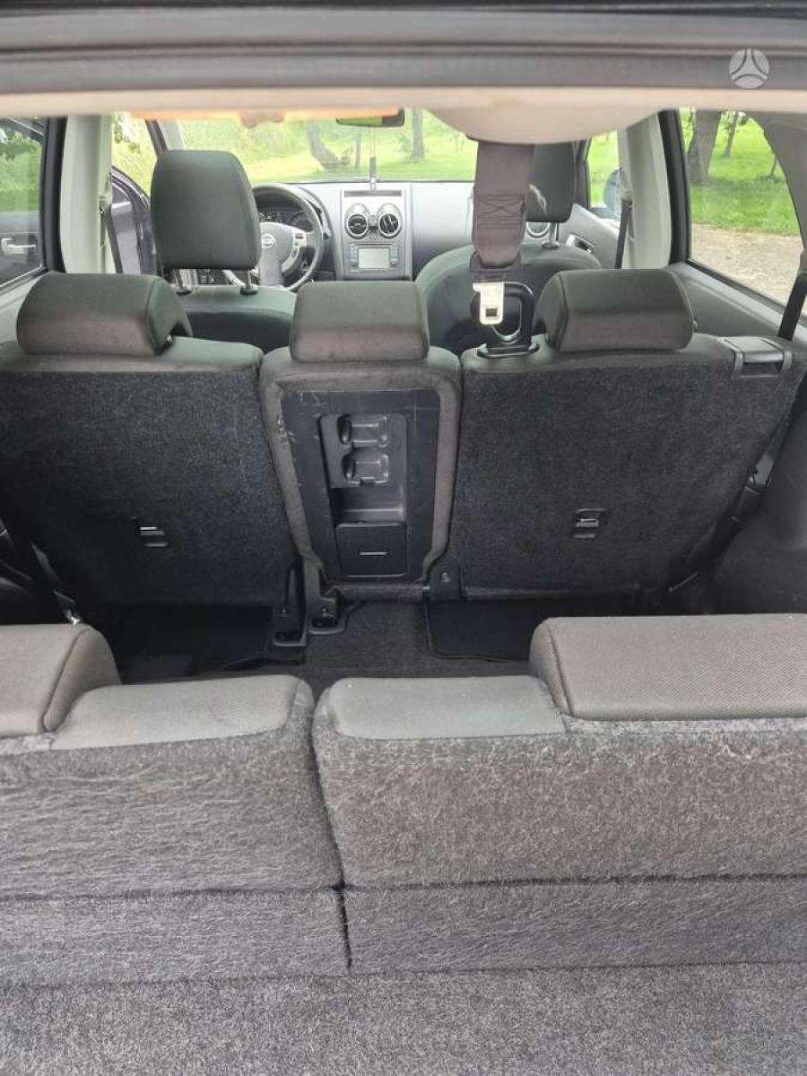 Melns Nissan qashqai+2 2012 Šilalė, ar dzinēja tilpumu 1.60 L un nobraukumu 276 tūkst. km par 4500 €, foto 18 vietnē AUTOMOTO.COM.LV