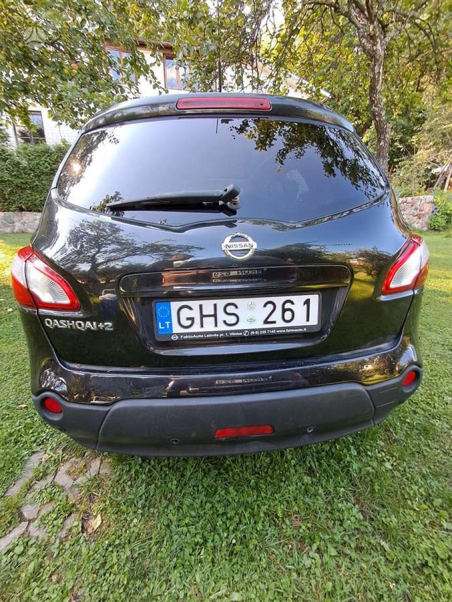 Melns Nissan qashqai+2 2012 Viļņa, ar dzinēja tilpumu 2.00 L un nobraukumu 182 tūkst. km par 3800 €, foto 4 vietnē AUTOMOTO.COM.LV